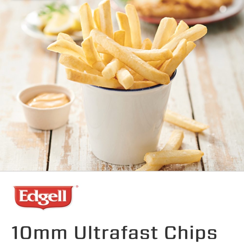 Edgel 10mm Ultrafast Chips 4x3.5kg - Sydney Food Supplies